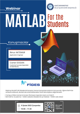 Webinar: Matlab For The Students | Gazi Üniversitesi