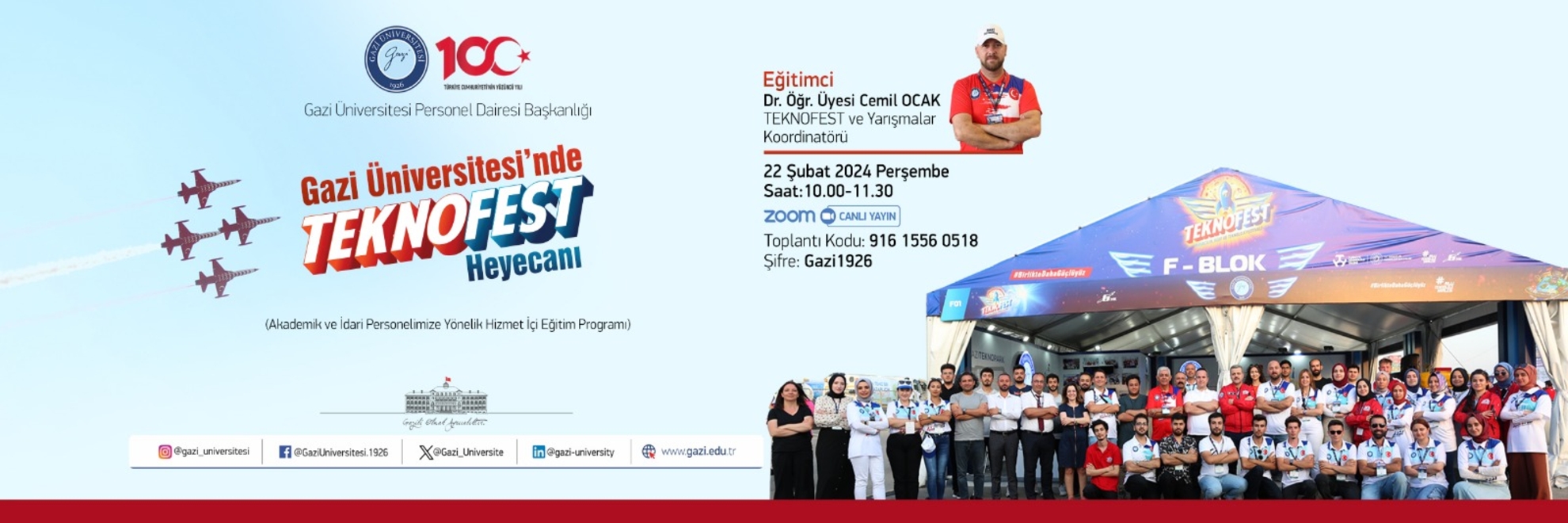 Gazi Üniversitesi | Gazili Olmak Ayrıcalıktır